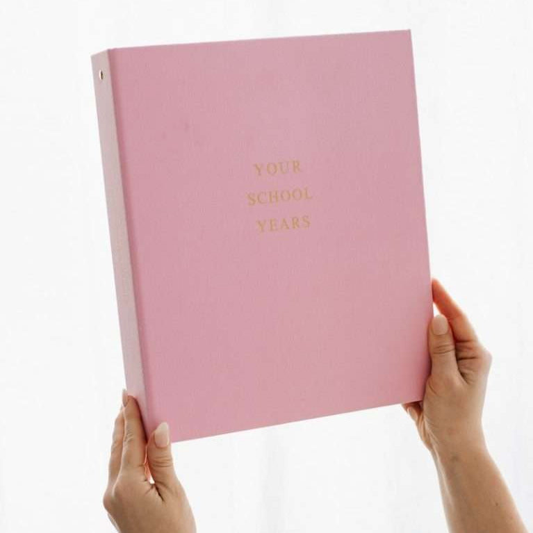 School Years Journal & Keepsake Organiser | Pink – littlewhimsy