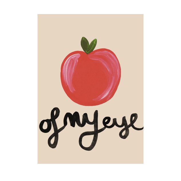 Apple of My Eye Children's Print – littlewhimsy