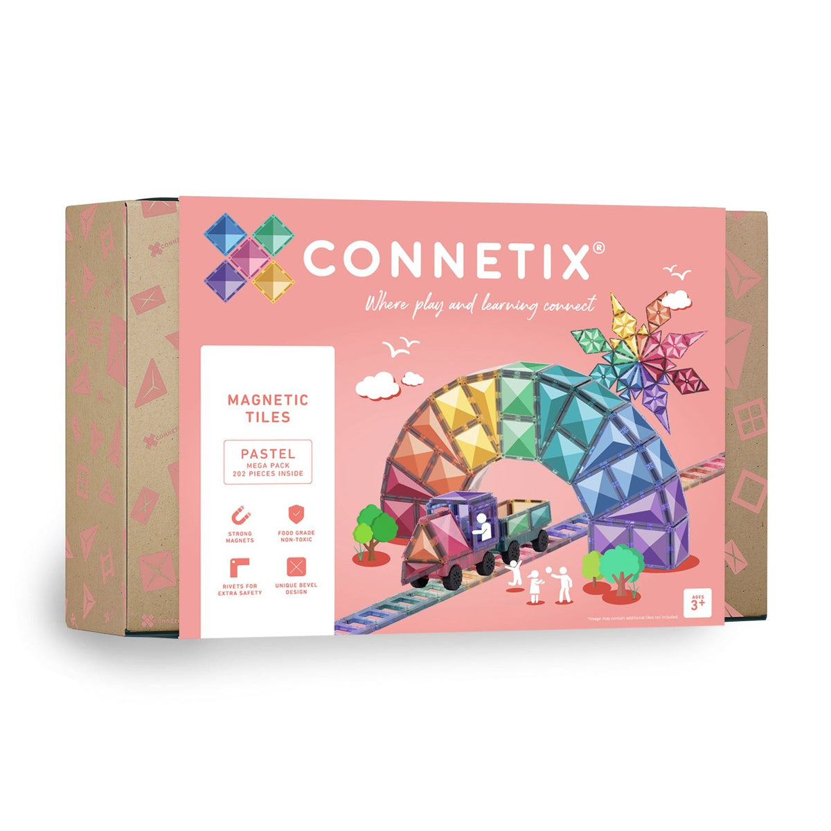 Connetix PASTEL | 202 Piece MEGA Pack – littlewhimsy