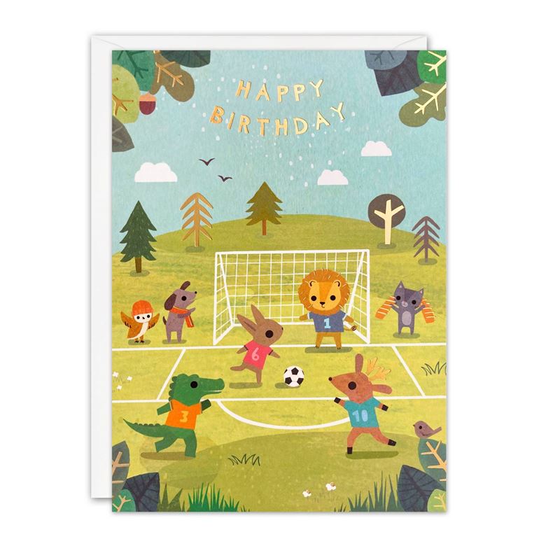 Football Happy Birthday Card – littlewhimsy