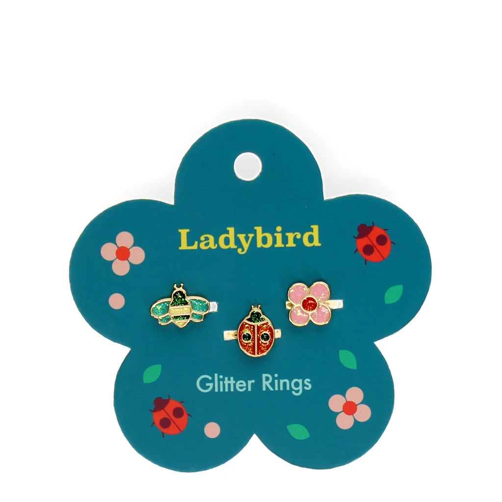 Ladybird - Glitter Rings – littlewhimsy