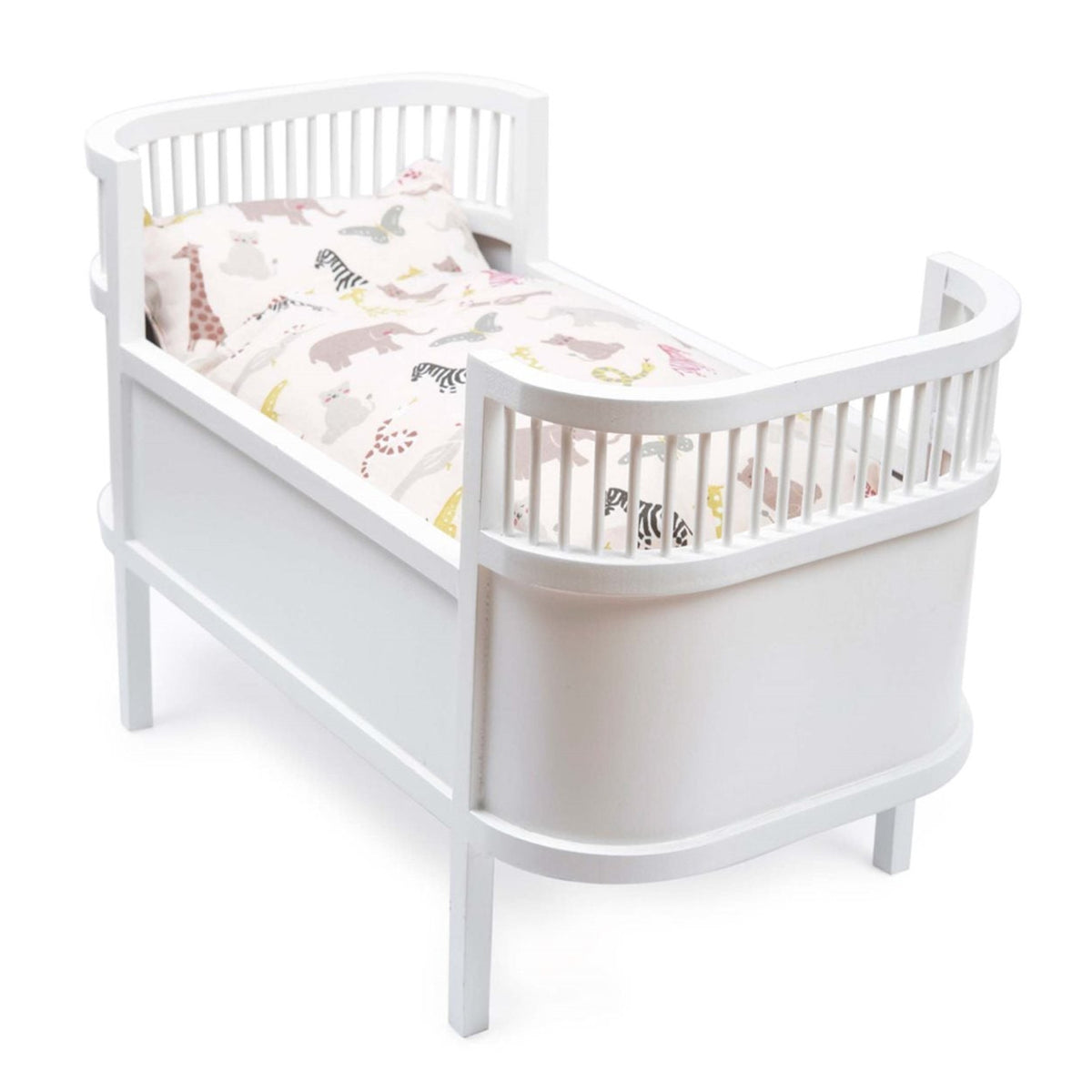 Smallstuff Rosaline Doll Cot - White – littlewhimsy