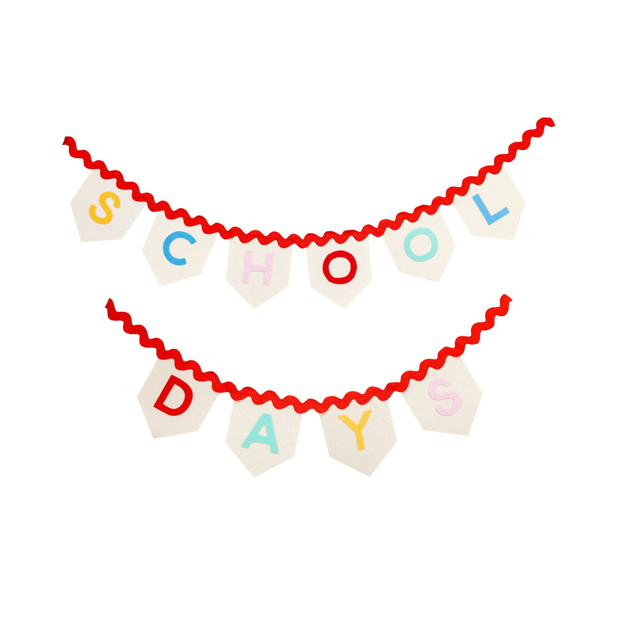 School Days Felt Banner – littlewhimsy