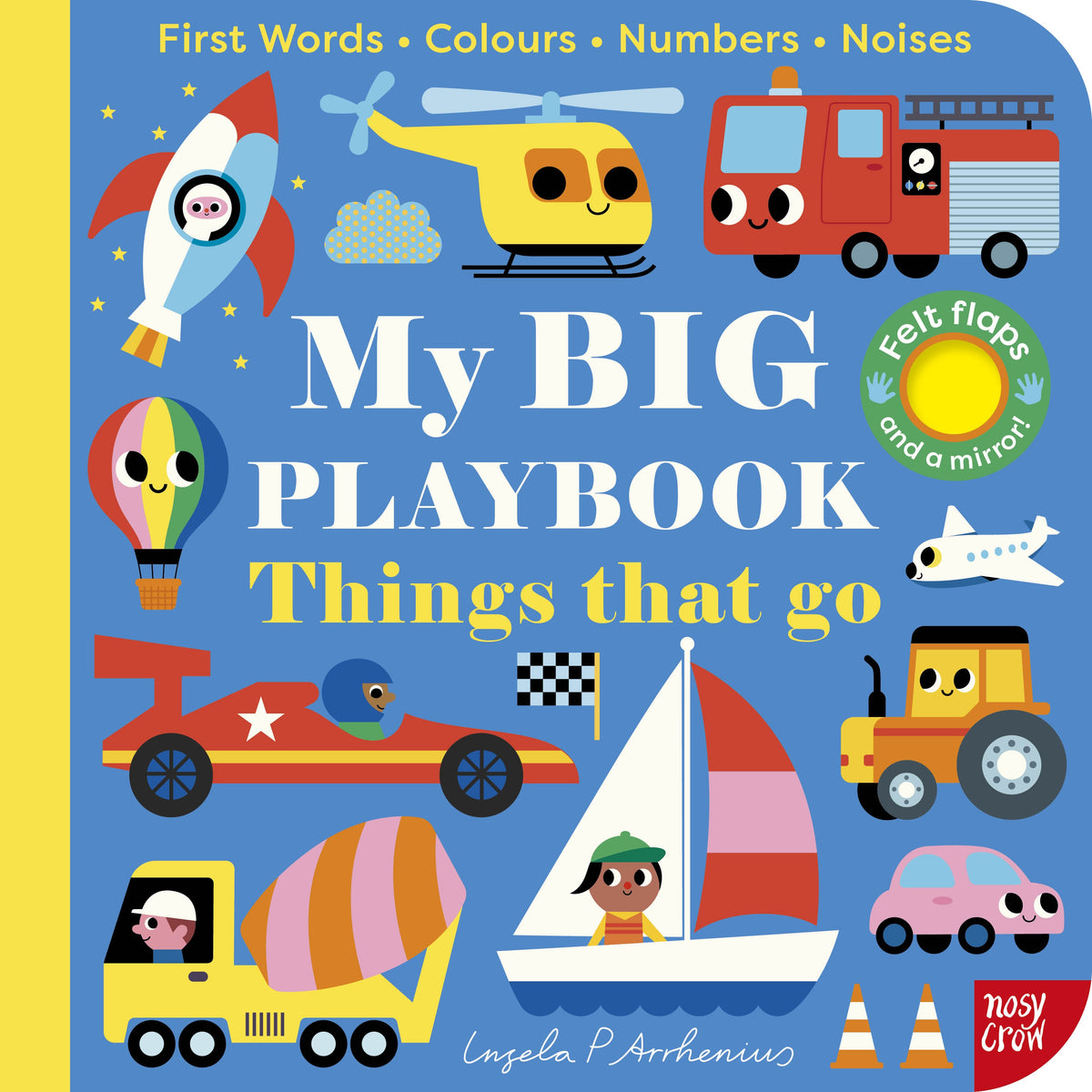 My BIG Playbook THINGS THAT GO (With Felt Flaps) – littlewhimsy
