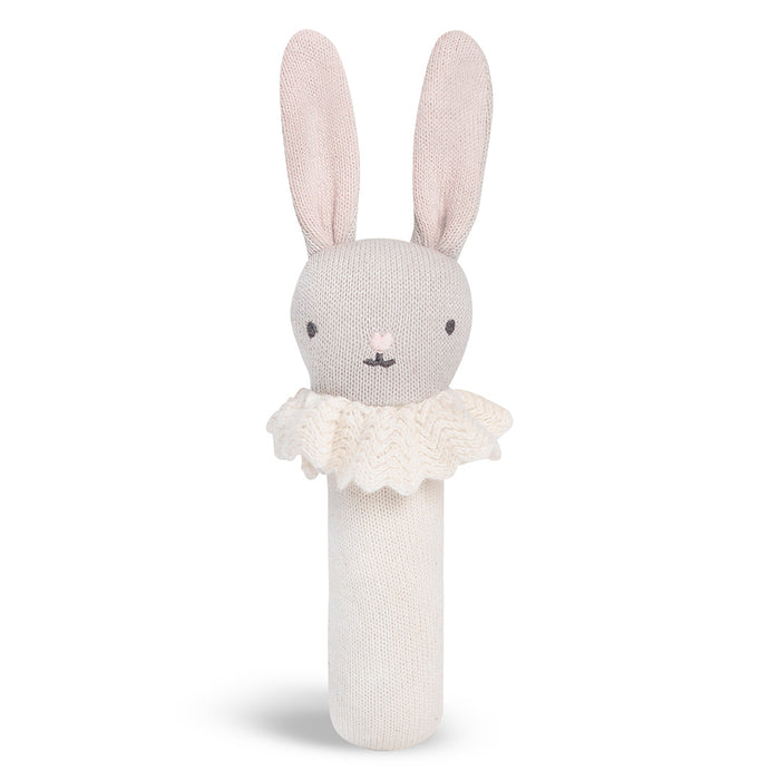 Knitted Rattle | Blushing Bunny – littlewhimsy