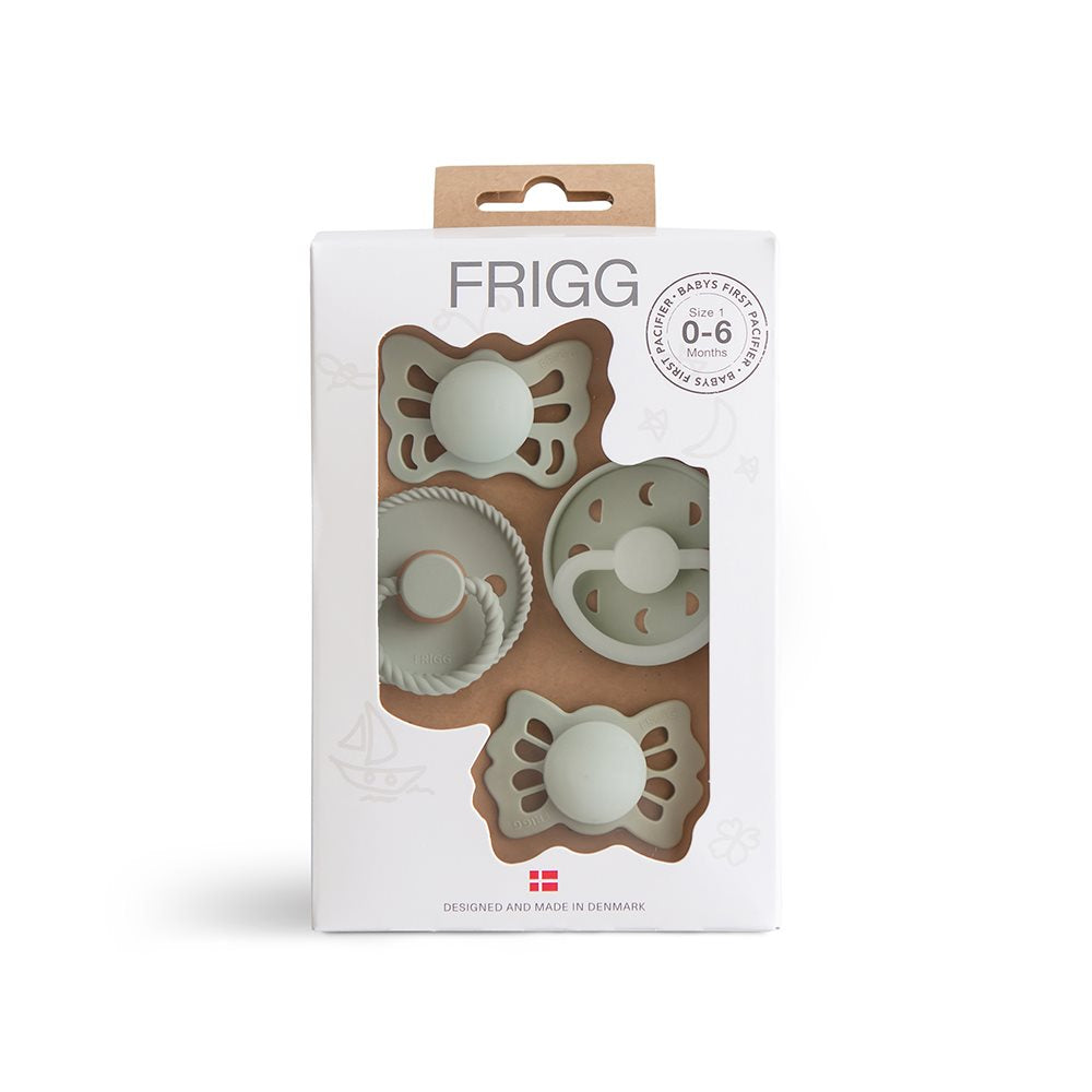 FRIGG Baby's First Pacifier Set | Moonlight Sailing Sage – littlewhimsy
