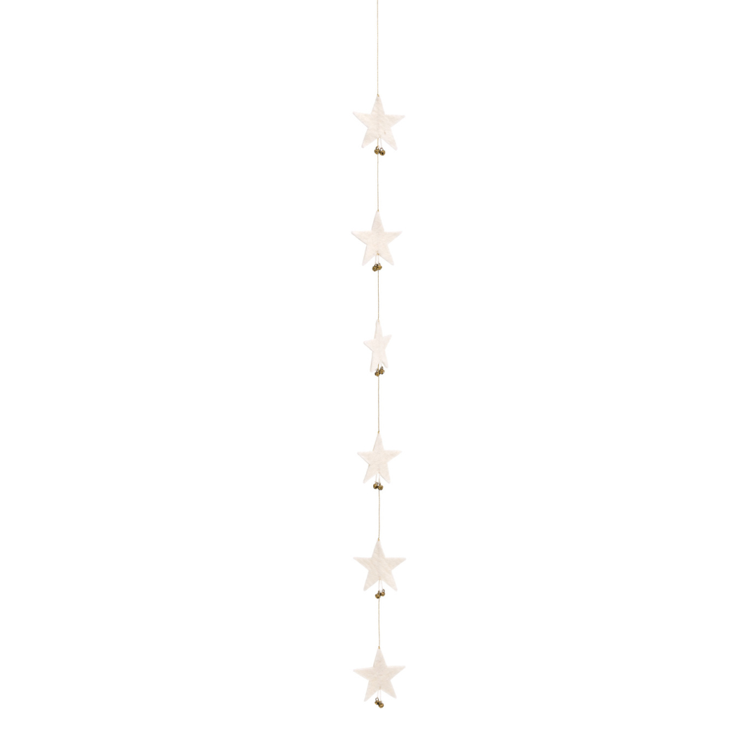 Muskhane Falling Star Garland | Natural – littlewhimsy