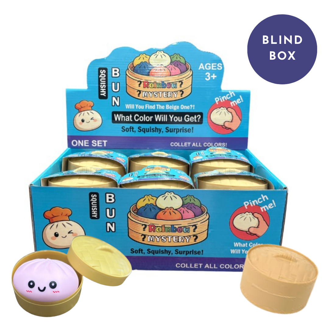 SOLID Colour Dumpling Squishy BLIND BOX – littlewhimsy