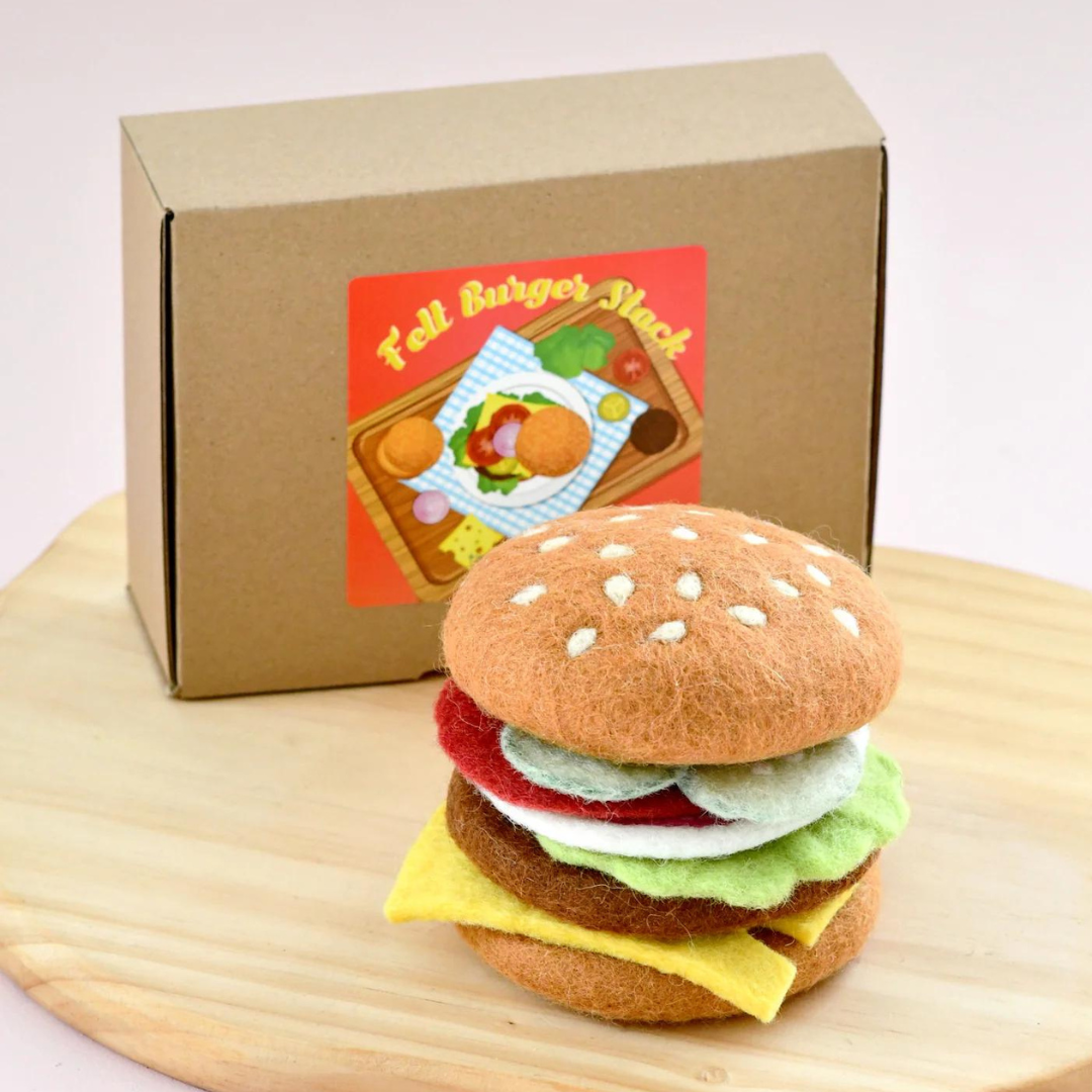 Felt Food Burger Stack – littlewhimsy