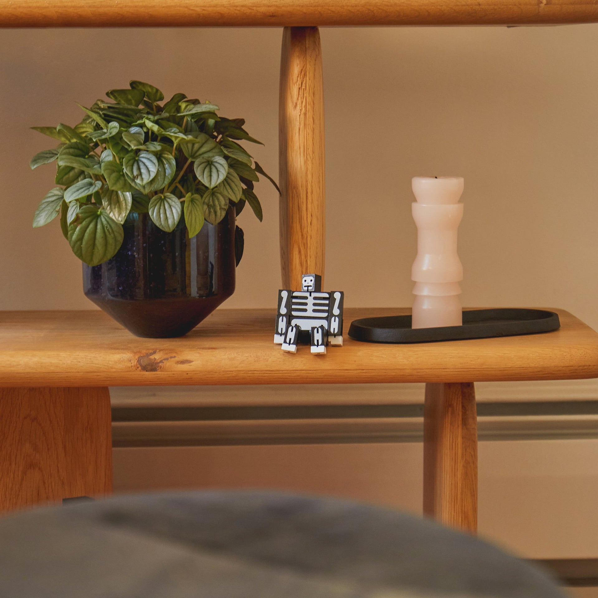 Cubebot Robot Black Skeleton MICRO – littlewhimsy