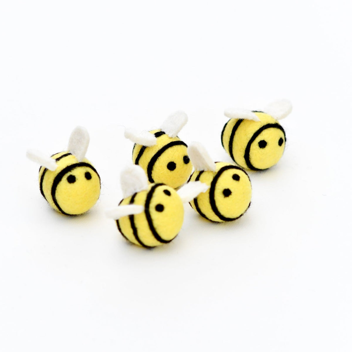 Felt Loose Parts Toy Bees - 5 Bees – littlewhimsy