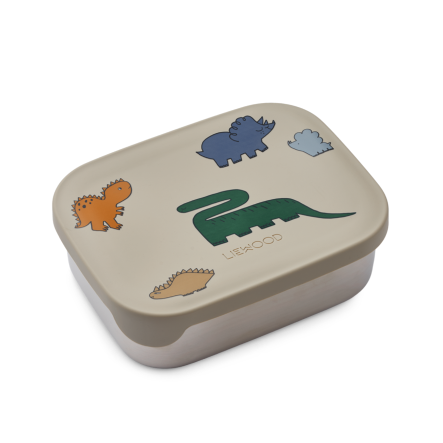 Liewood Arthur Lunch Box | Dinosaurs Mist – littlewhimsy