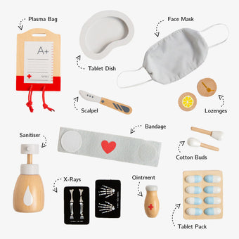 Iconic Toy - Wooden Surgeon Kit – littlewhimsy