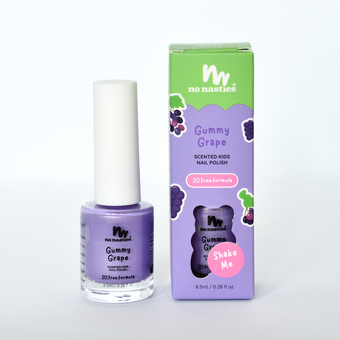 No Nasties | 20 FREE Scented Kids Polish Gummy Grape - Purple ...