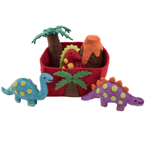Pashom Dinosaur | Felt Play Set – littlewhimsy