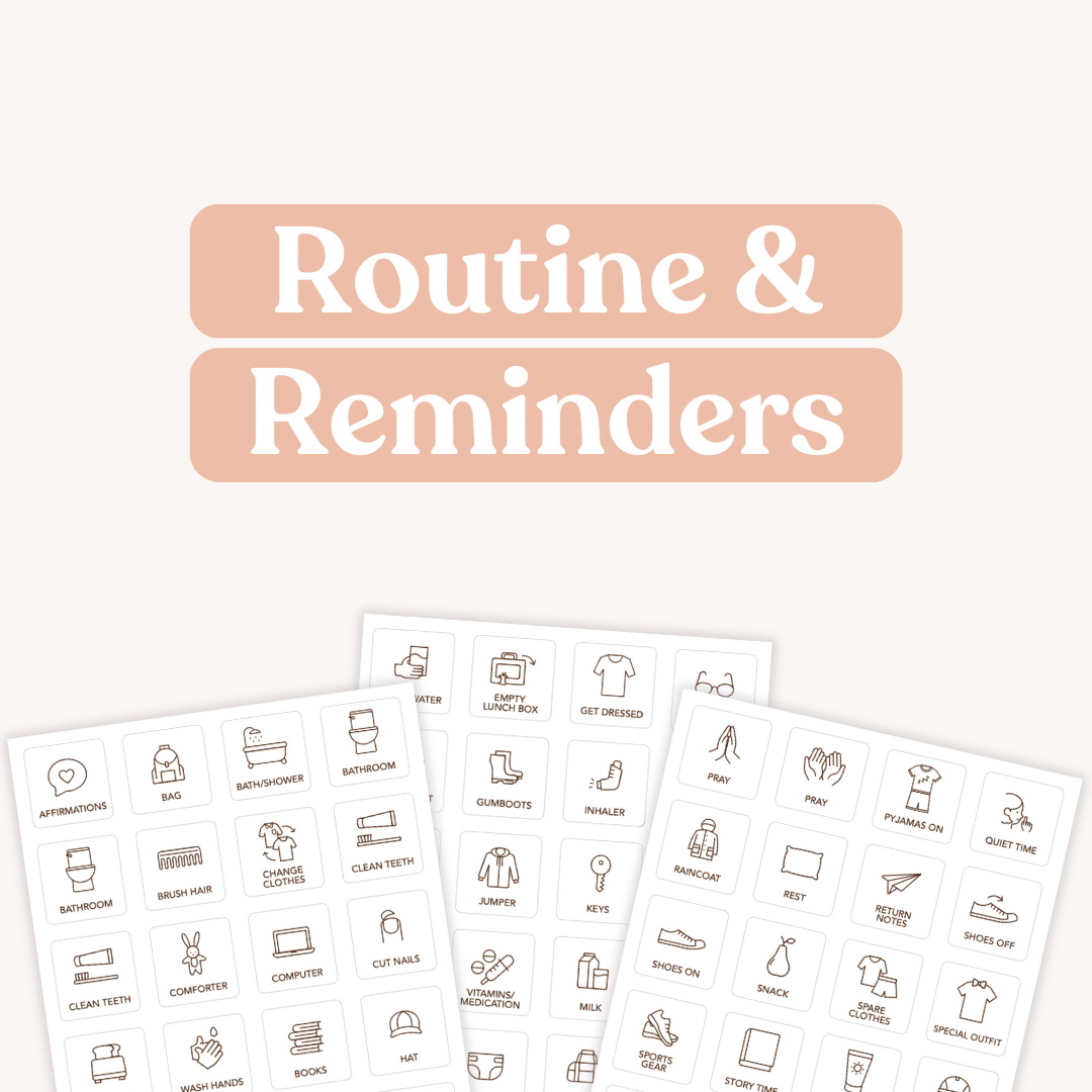 Second Scout Tile Labels | Routine & Reminders Pack – littlewhimsy