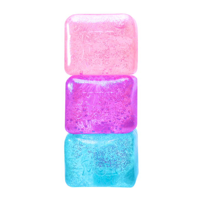Nee Doh Glitter & Glow Nice Cube - Surprise Me! (Single Random Color ...