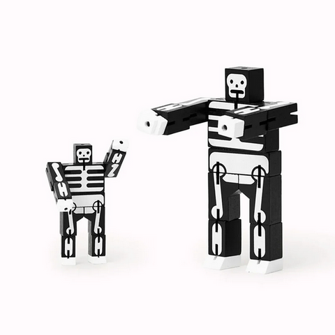Cubebot Robot Black Skeleton MICRO – littlewhimsy