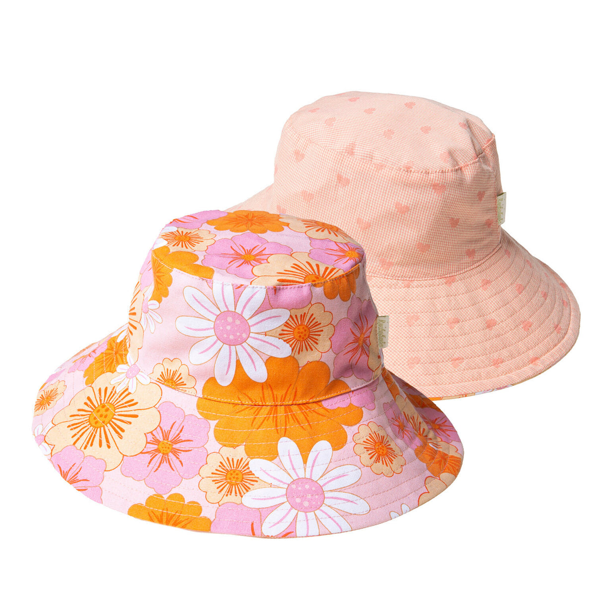 Hippy Shake Reversible Sun Hat 7-10 years – littlewhimsy