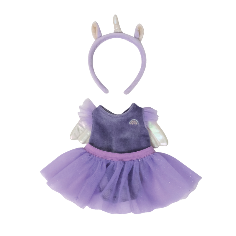 Olli Ella Dinkum Doll Unicorn Outfit | Purple – littlewhimsy