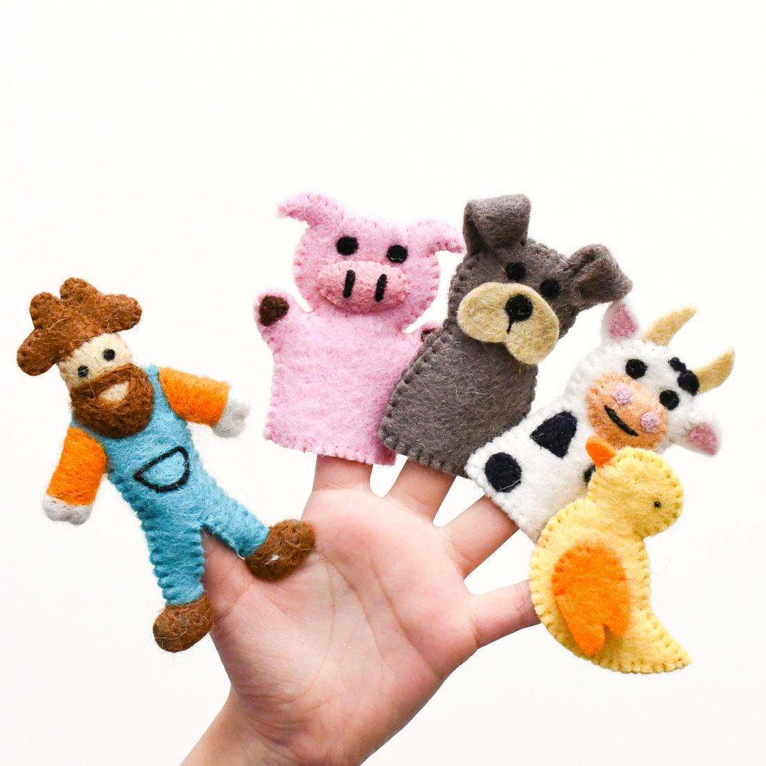Finger Puppet Set | Old MacDonald Farm – littlewhimsy