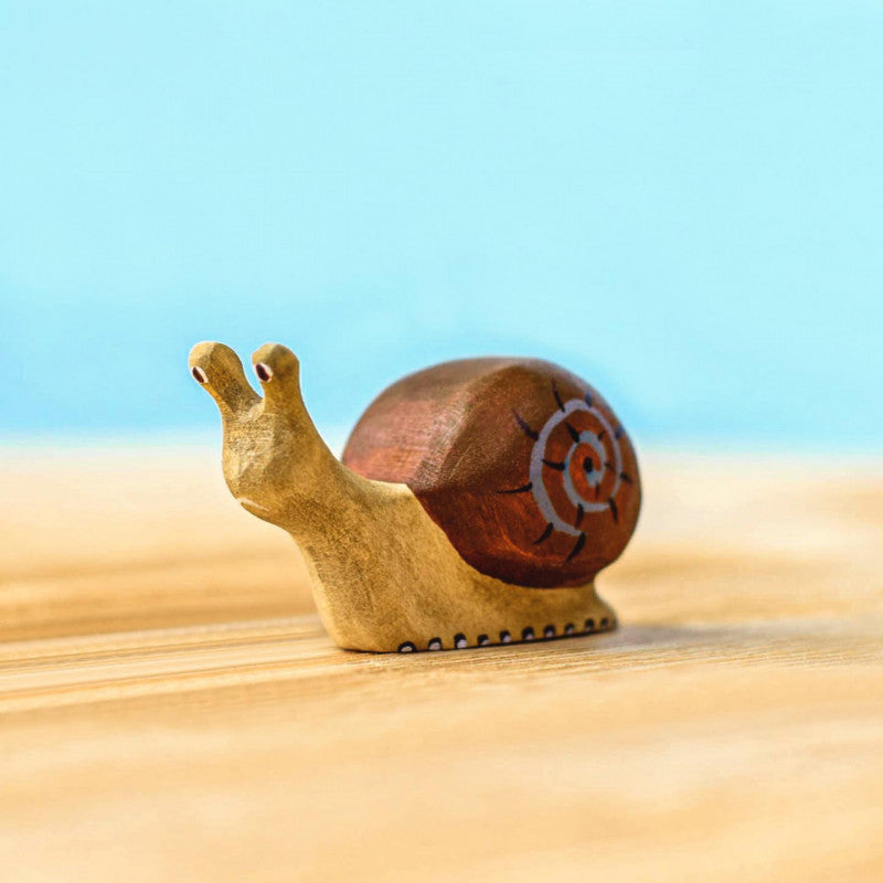 Bumbu Wooden Animal Garden | Snail – littlewhimsy