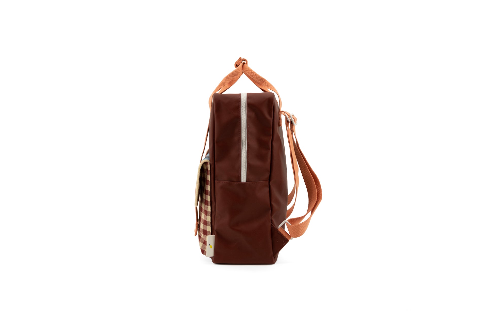 Large Backpack Gingham Cherry Red – littlewhimsy