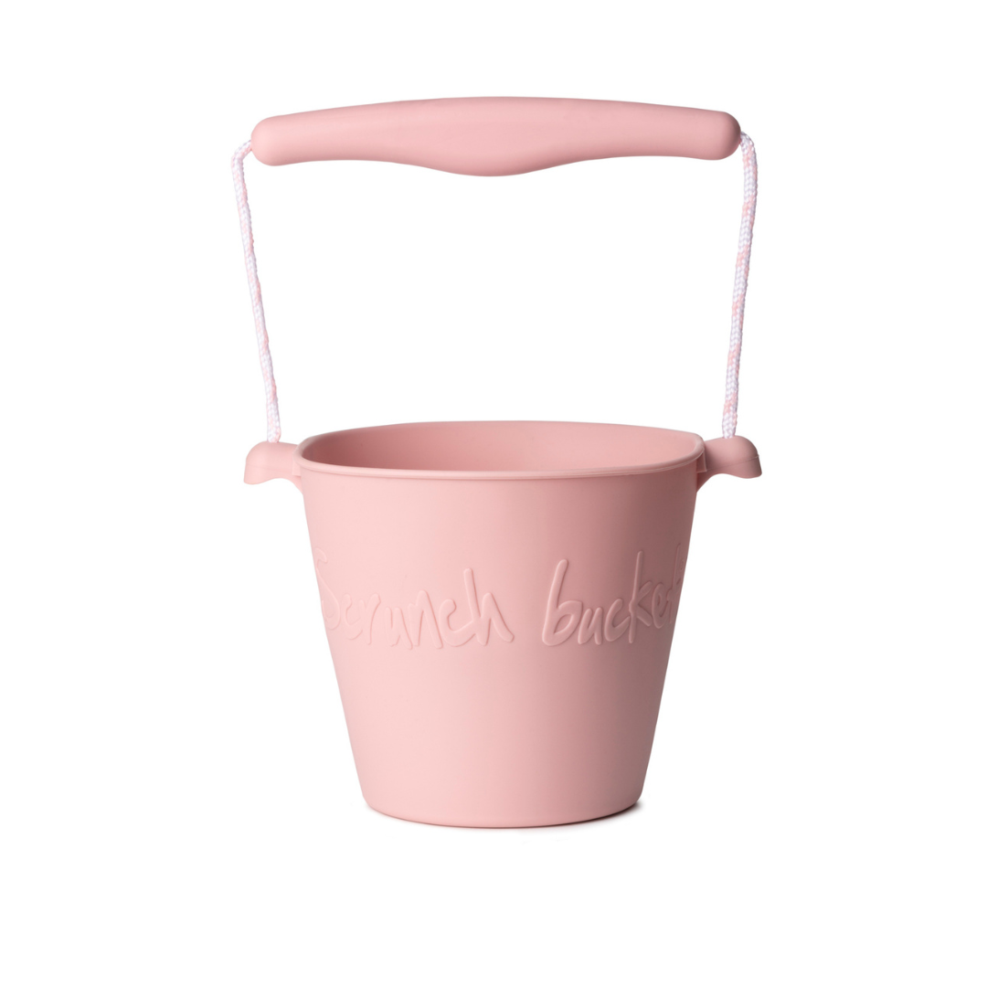 Scrunch Collapsible Bucket - Dusty Rose – littlewhimsy