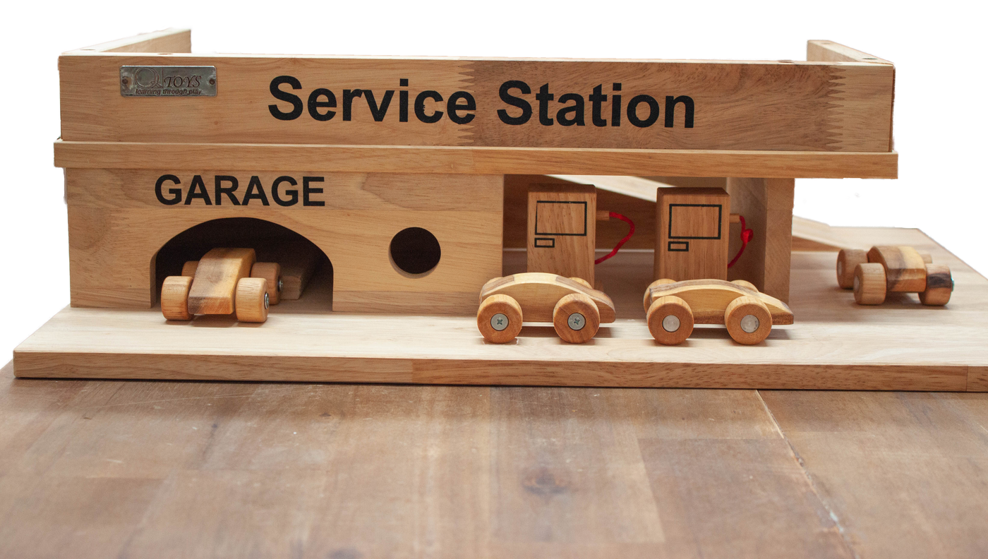 Solid Wooden Service Station – littlewhimsy