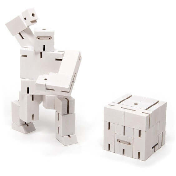 Cubebot Ninja White – littlewhimsy