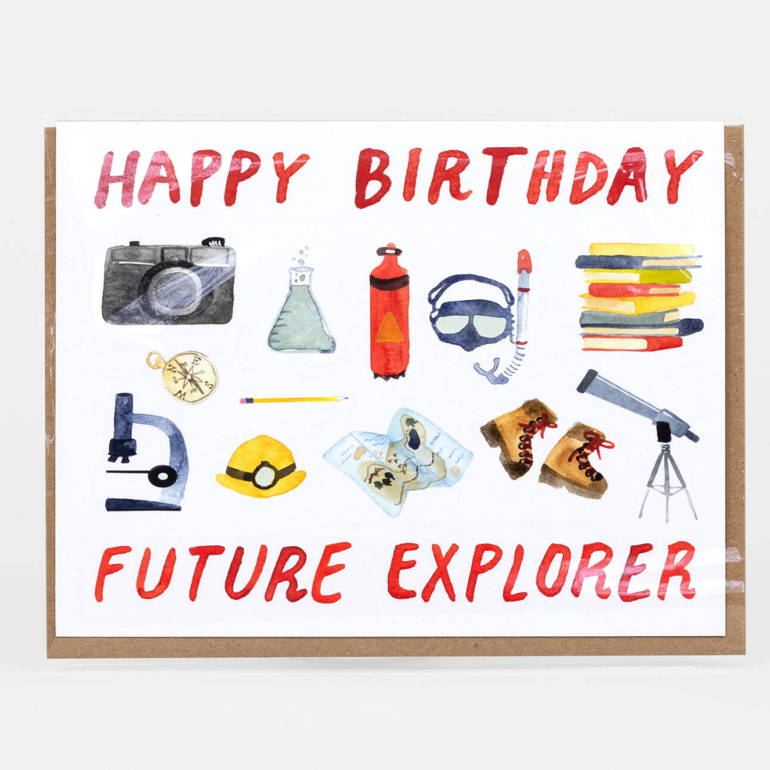 Future Explorer Birthday Card – littlewhimsy
