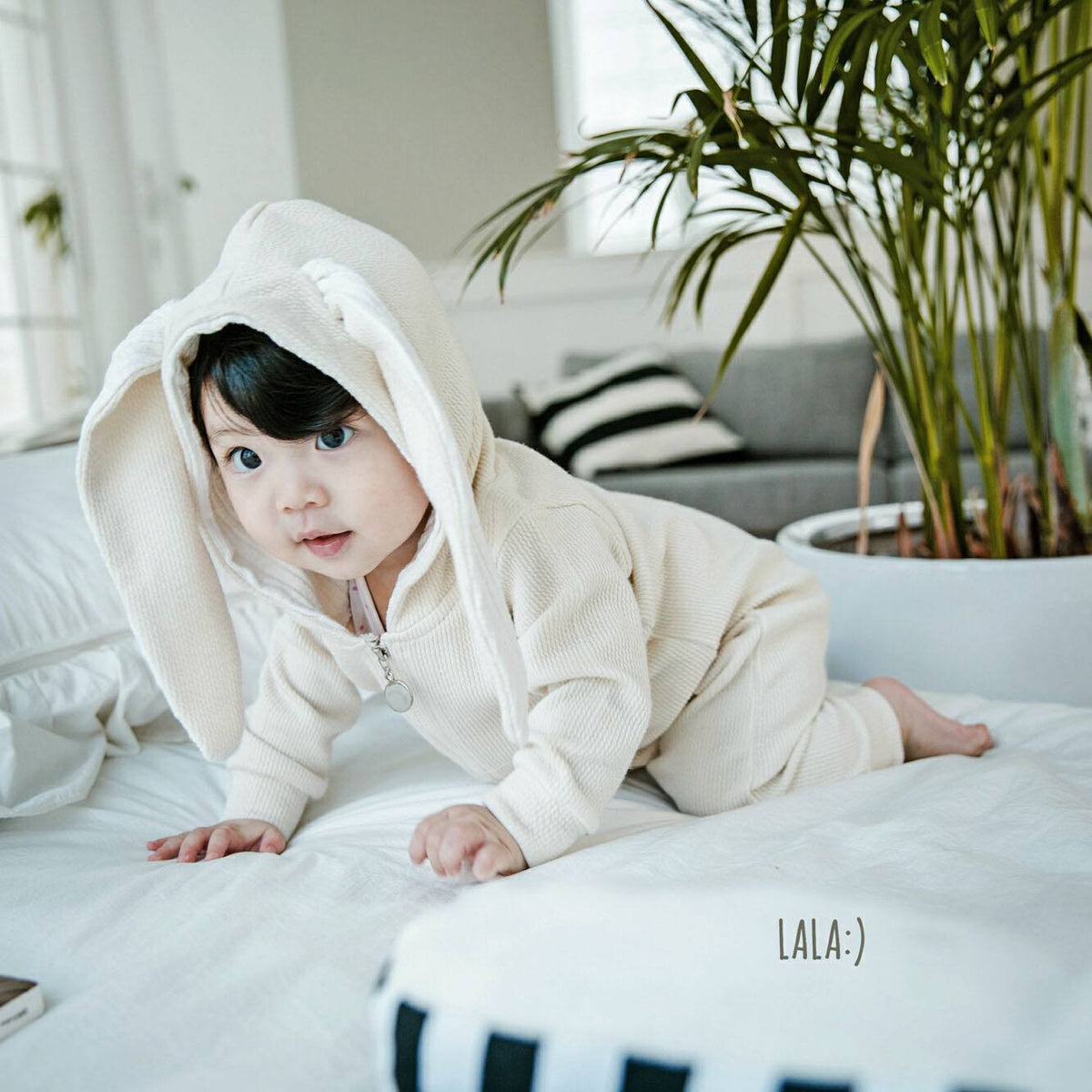 Rabbit Suit by Lala - Cream – littlewhimsy