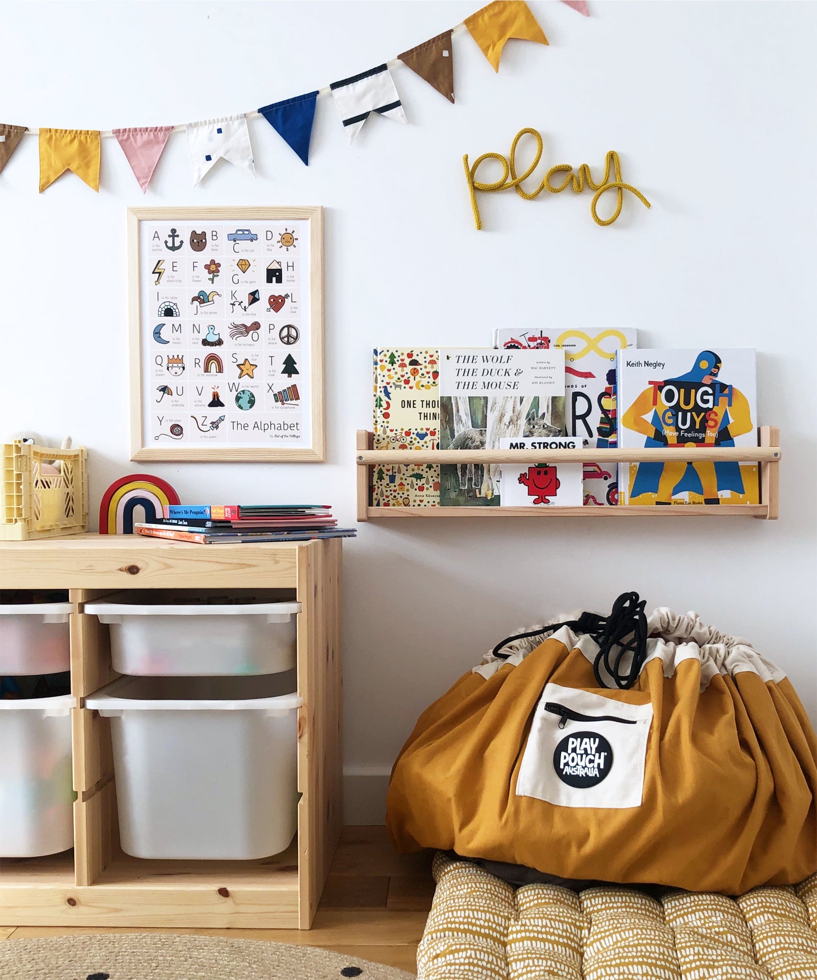 Play Pouch Solid | Colonel Mustard – littlewhimsy