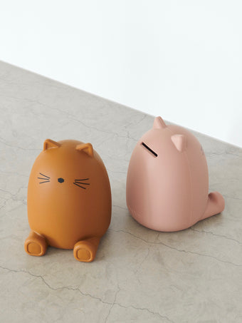 Liewood Palma Money Bank | Cat Dark Rose – littlewhimsy