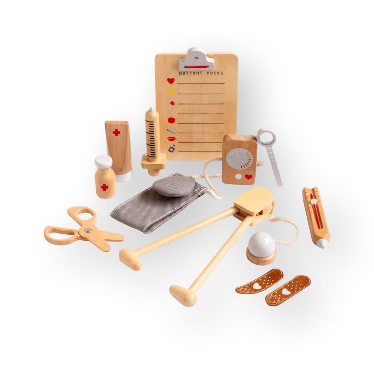 Iconic Toy - Wooden Doctor Kit – littlewhimsy