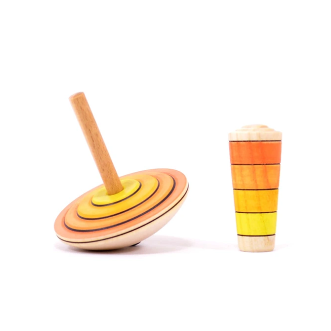 Mader My First Spinning Top with Starter | Orange – littlewhimsy