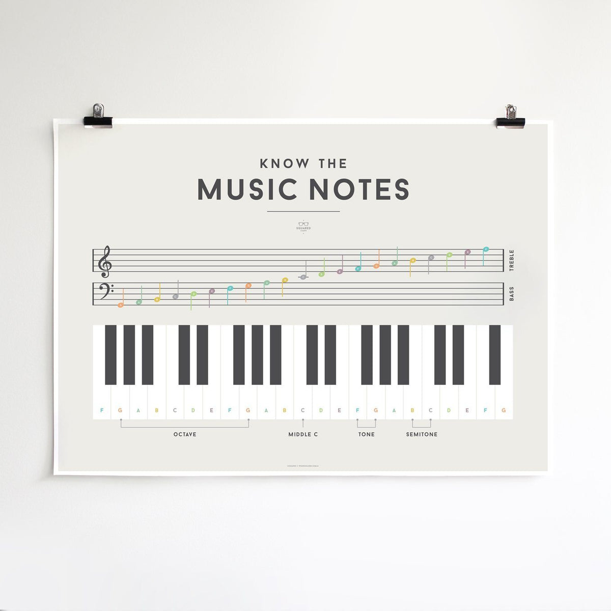 Squared Charts - Music Notes – littlewhimsy