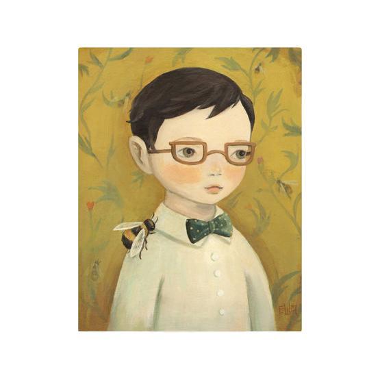Boy and Bee Art Print – littlewhimsy